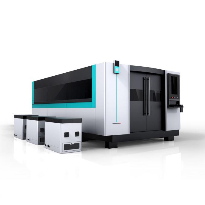 Raycus CNC Laser Fiber Cutting Machine 4KW / 6KW Rotary Laser Cutting ...